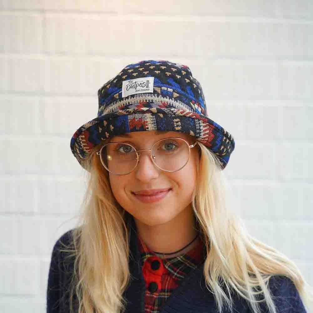 Curl Edge Bucket Hat Patterned – The Outpost NZ